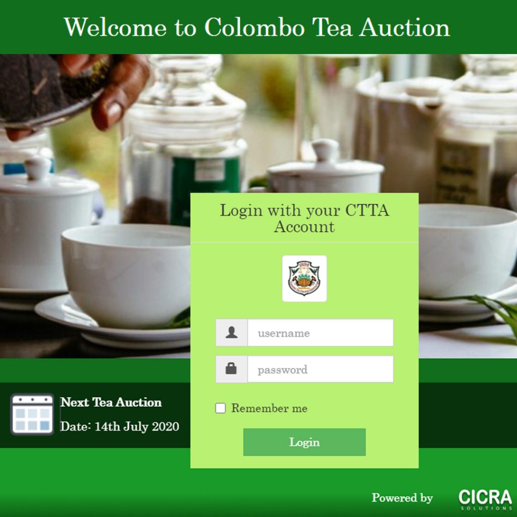 World's single largest and oldest tea auction - CICRA Solutions
